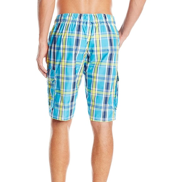 Kanu Surf | Swim | Nwt Kanu Surf Mens Paradigm Plaid Swim Trunks Aq ...